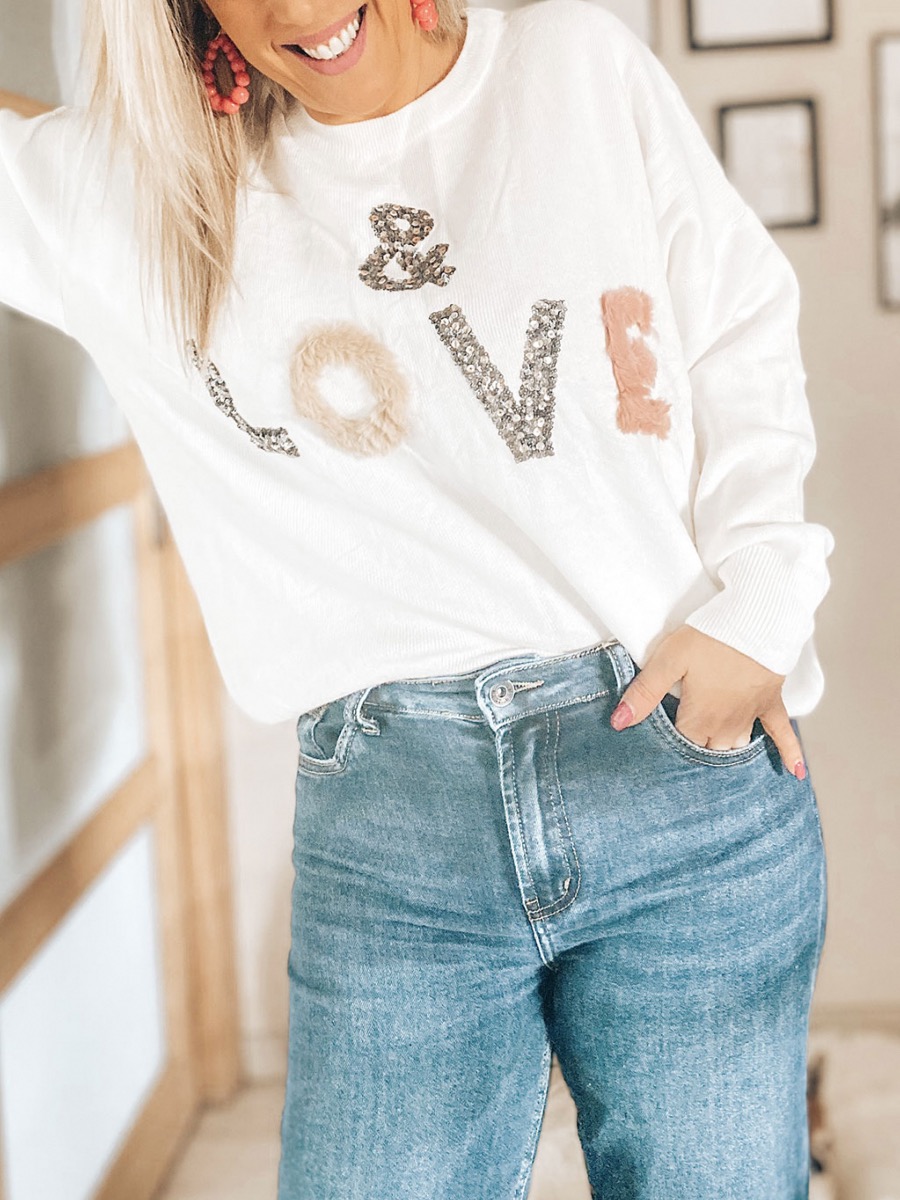 Pull Sweat Love|Saori Boutique